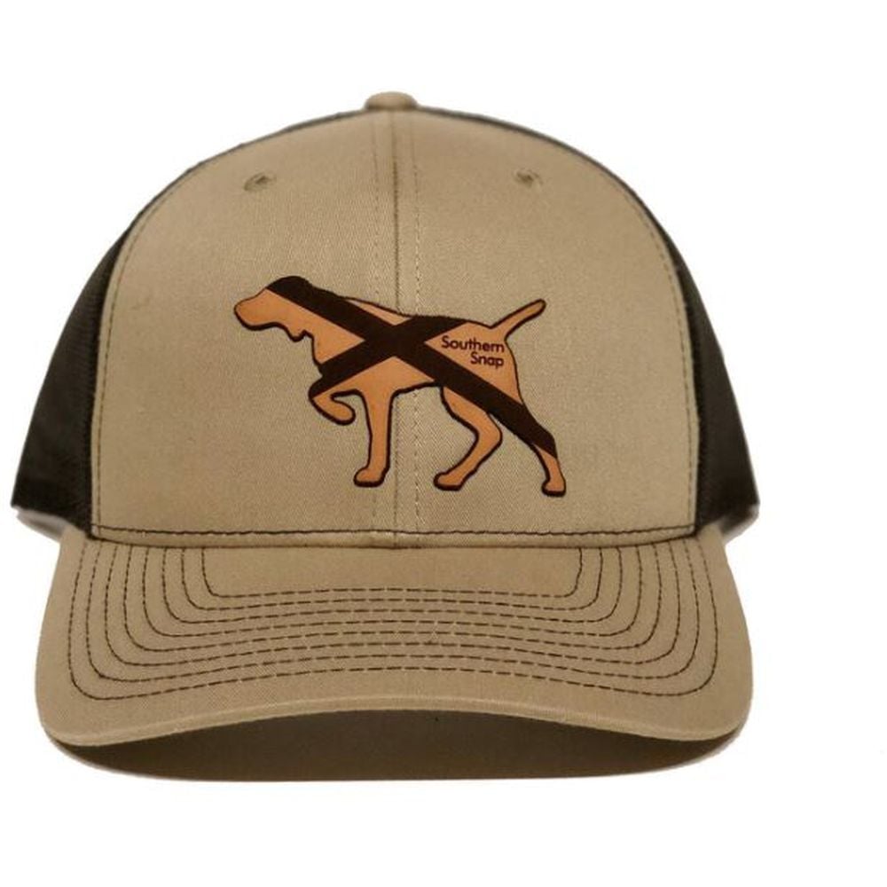 Alabama Leather Patch Pointer Trucker Hat – Mountain High Outfitters