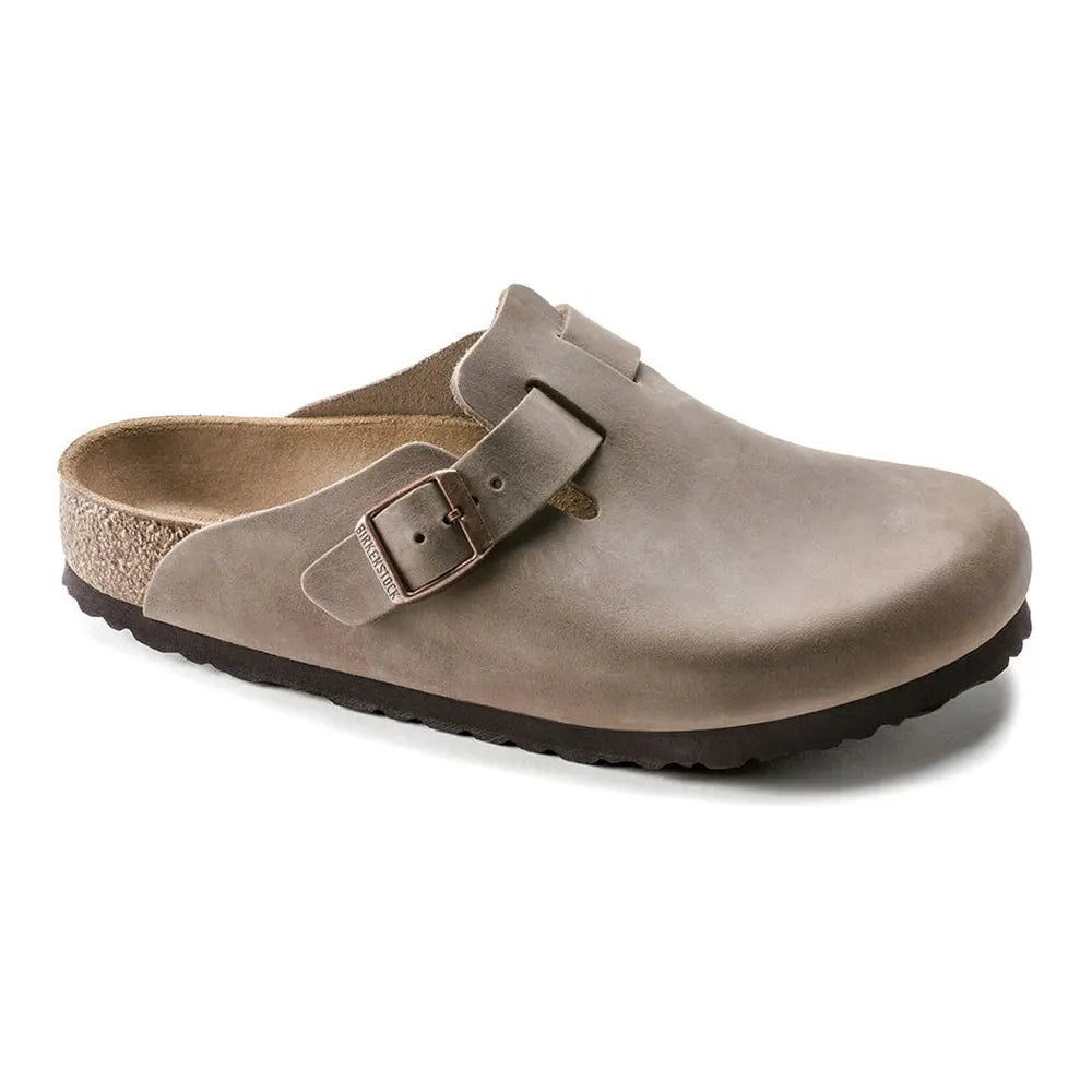 Birkenstock Boston Clog - Oiled Leather Tobacco | Shop Birkenstock ...