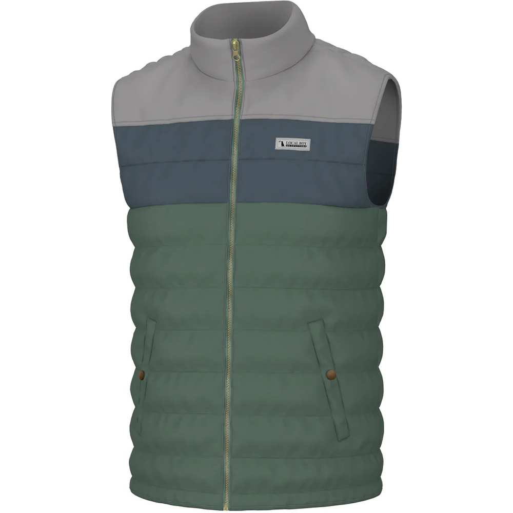 Men's Tri-Color Puffer Vest – Mountain High Outfitters