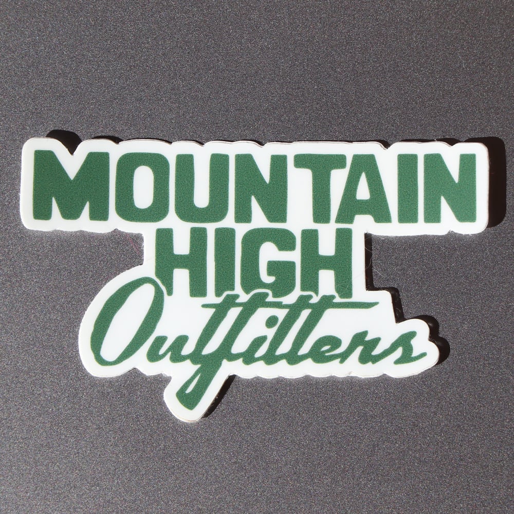 MHO Block Logo Sticker – Mountain High Outfitters