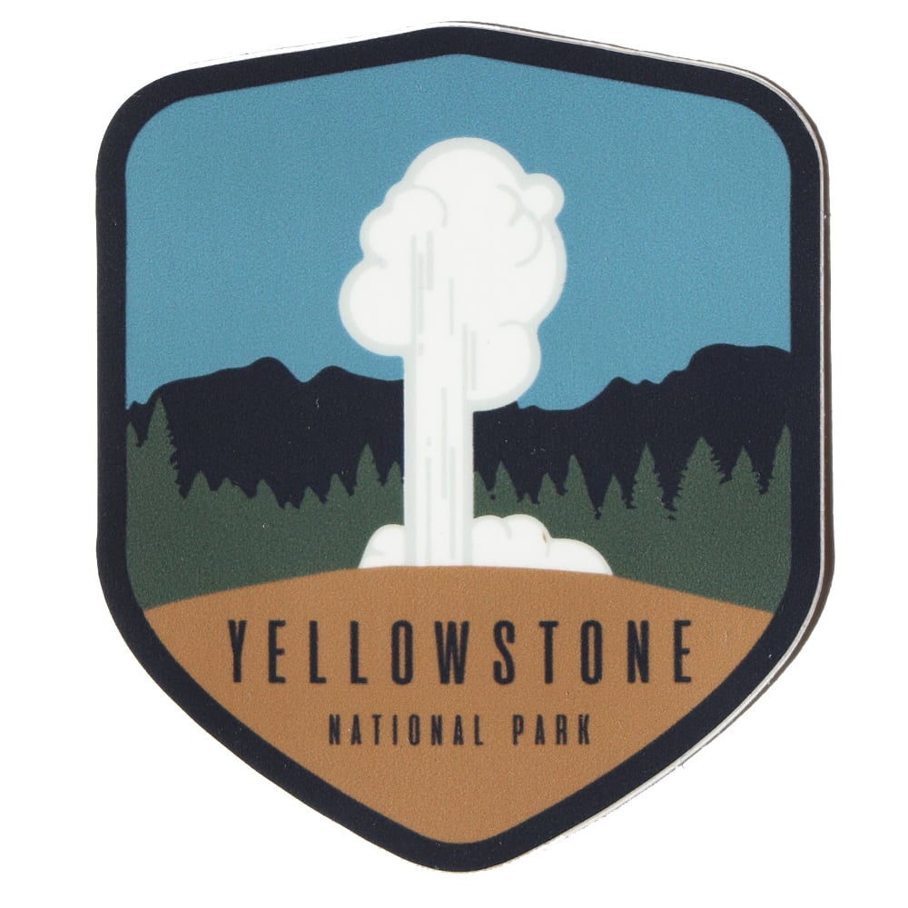 Yellowstone National Park Sticker – Mountain High Outfitters